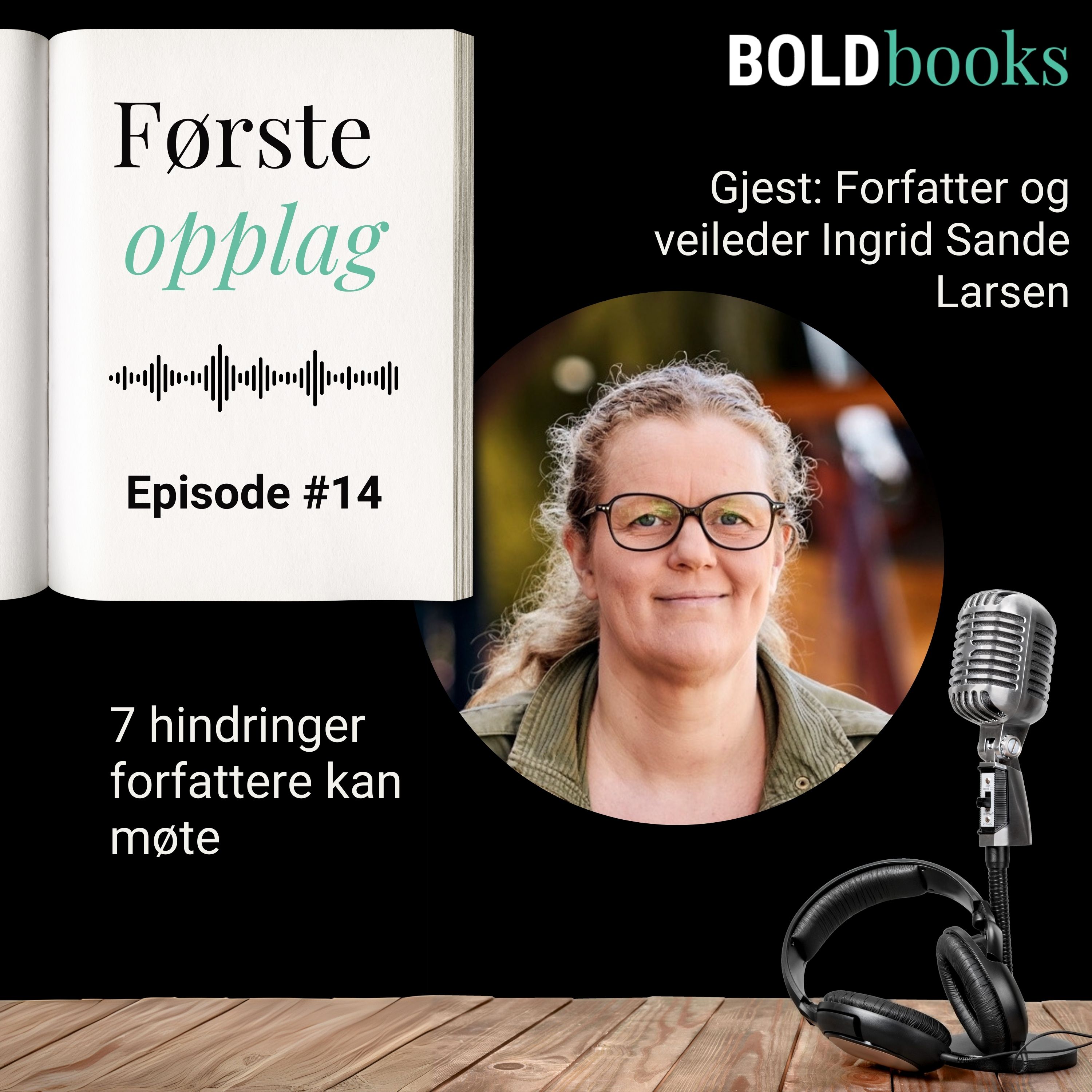 Podcast #14 7 hindringer forfattere kan møte – Ingrid Sande Larsen ...